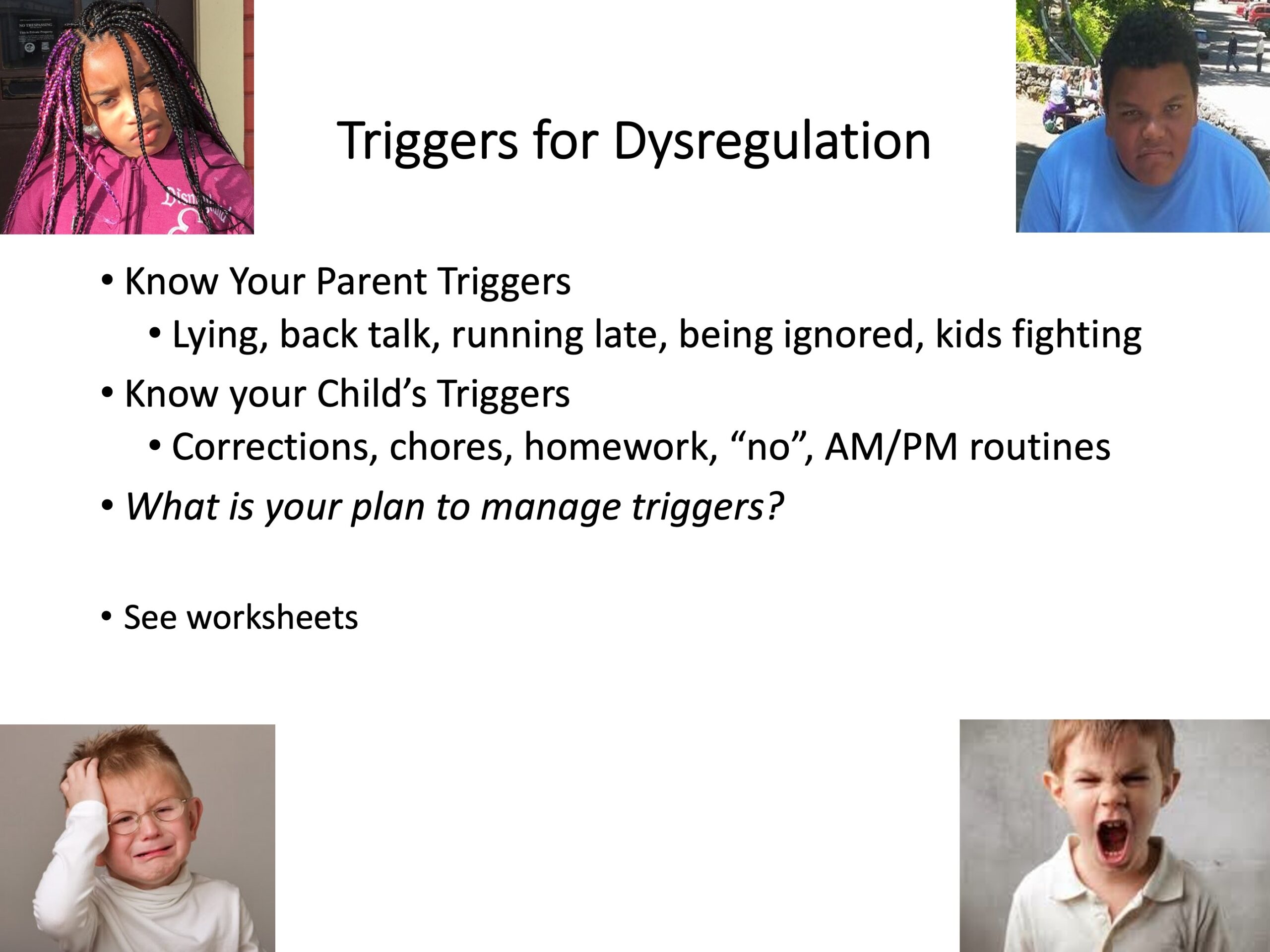 Lesson-6-Triggers-slide | Children's Program LEARN